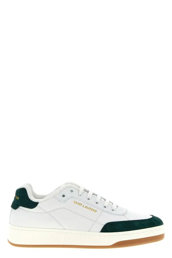Saint Laurent Sl/61 Leather Sneakers - Green