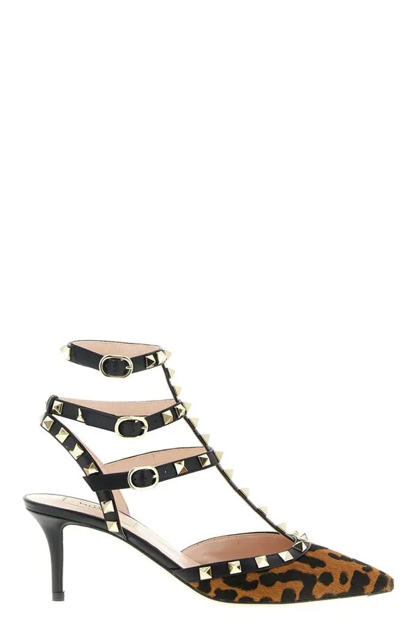 Valentino Garavani Animal Print Rockstud Pumps - Multi