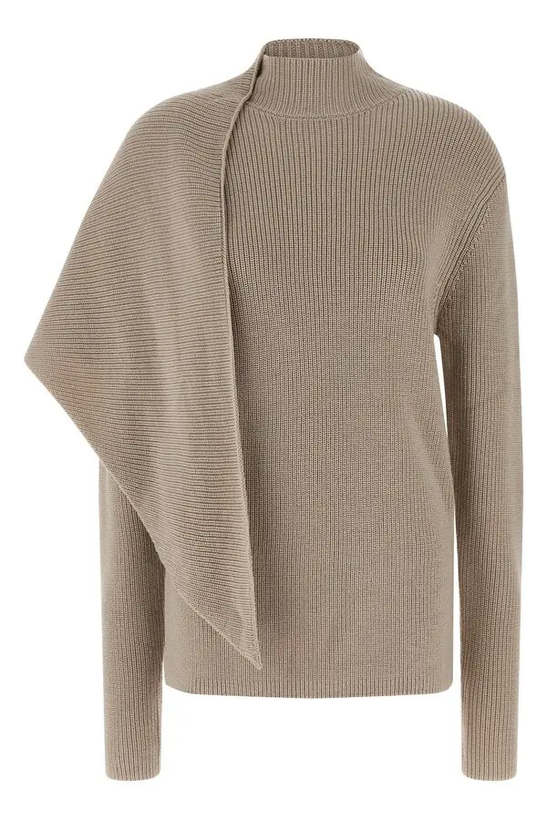 ENTIRE STUDIOS Combed Merino Wool Wrap Sweater