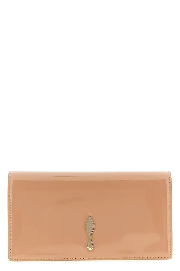CHRISTIAN LOUBOUTIN Bettina Patent Calf Leather Clutch