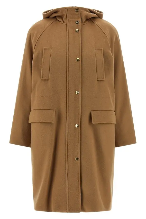 Max Mara Alcade Wool Parka - Beige