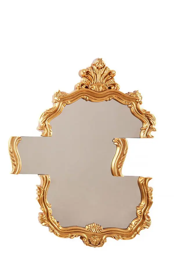 SELETTI Tetris' Mirror Seyple X Giampero Roman - Gold