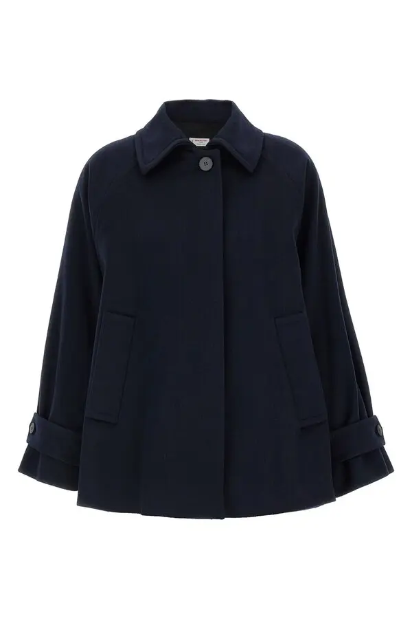 Alberto Biani Virgin Wool Caban Coat
