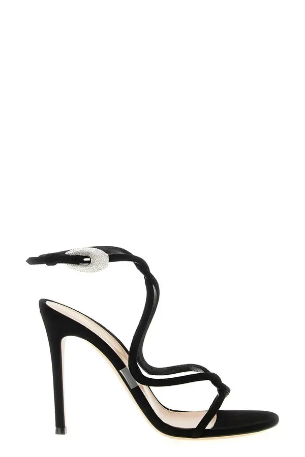GIANVITO ROSSI Mamba Crystal Sandals
