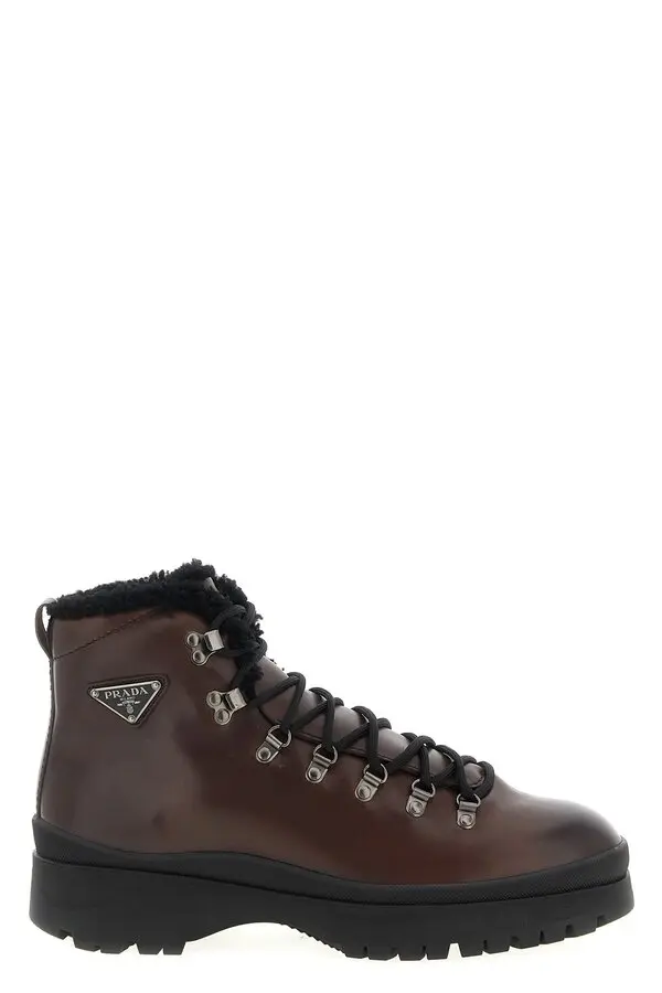 Prada Brixxen Leather Boots