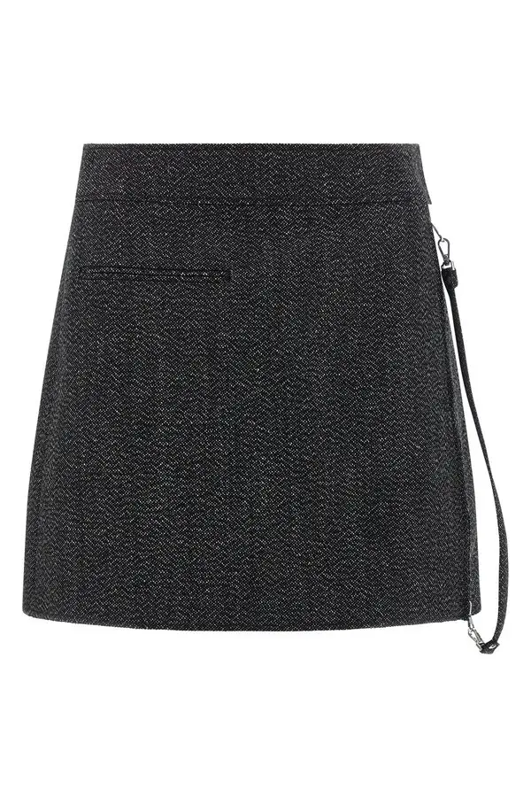COURREGES Caviar Mini Skirt