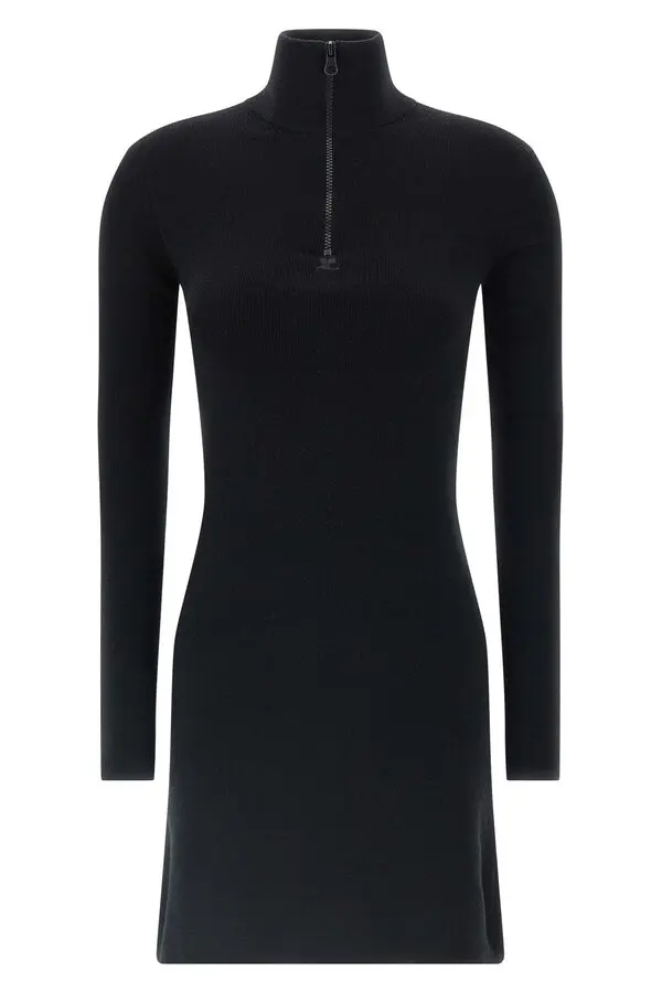 COURREGES Wool Knit Dress