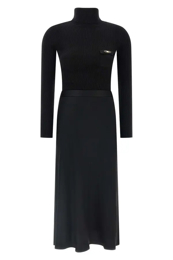 Elisabetta Franchi Turtleneck Dress