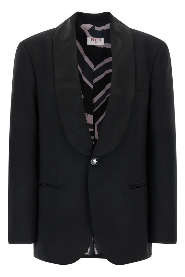 Emilio Pucci Labirinto Single-breasted Blazer