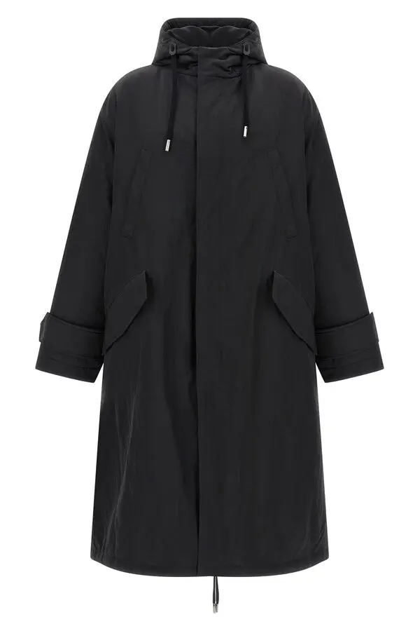 AMI Paris Padded Fabric Long Parka