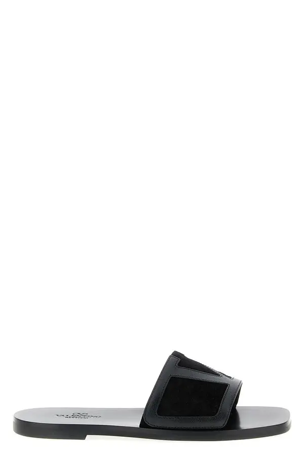 Valentino Garavani Viva Superstar' Slides - Black