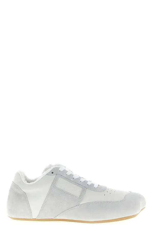 MAISON MARGIELA Anatomic Leather And Suede Sneakers - White