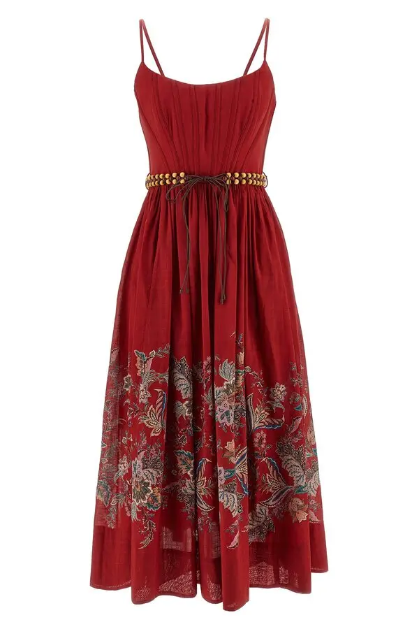 Zimmermann Rhiannon' Dress - Red