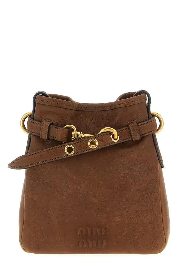 Miu Miu Nappa Leather Shoulder Bag