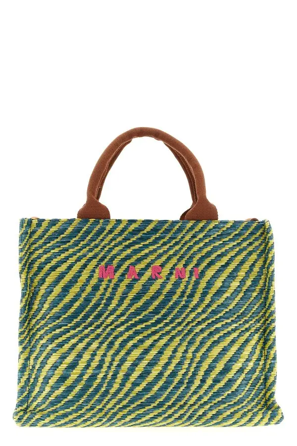 Marni Woven Raffia Handbag