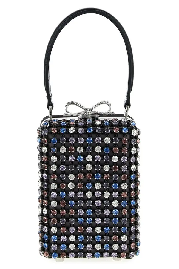 SELF-PORTRAIT Crystal Chainmail Handbag