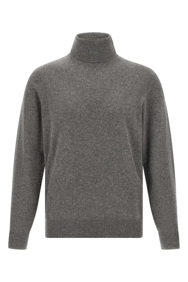 Brunello Cucinelli Cashmere Turtleneck Sweater - Gray