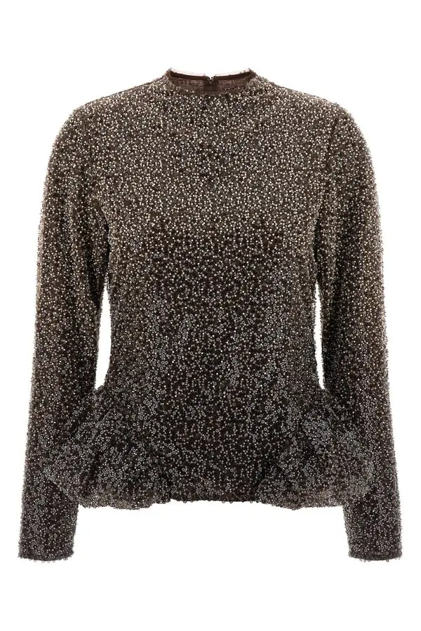 ROTATE BY BIRGER CHRISTENSEN Sequin Top