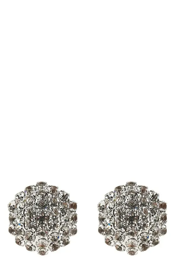 SELF-PORTRAIT Crystal Flower Earrings