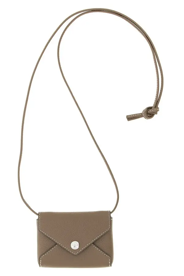 Tory Burch Lanyard' Card Holder - Brown