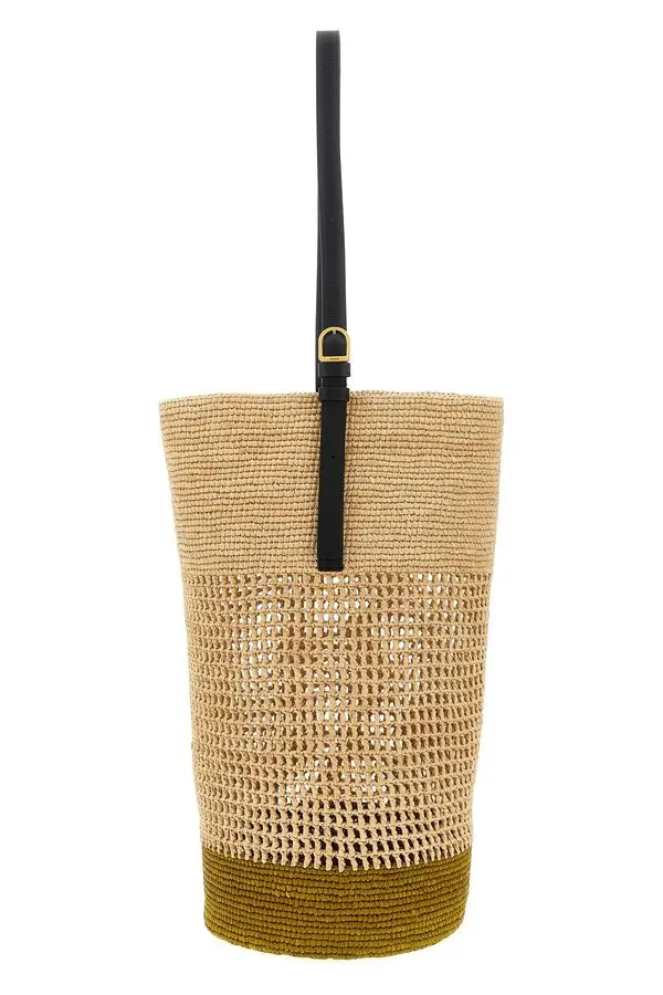 Khaite Billie Bucket Bag - Beige