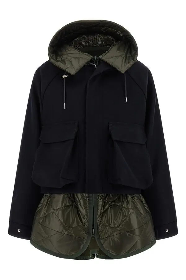 Sacai Melton' Blouson - Multi
