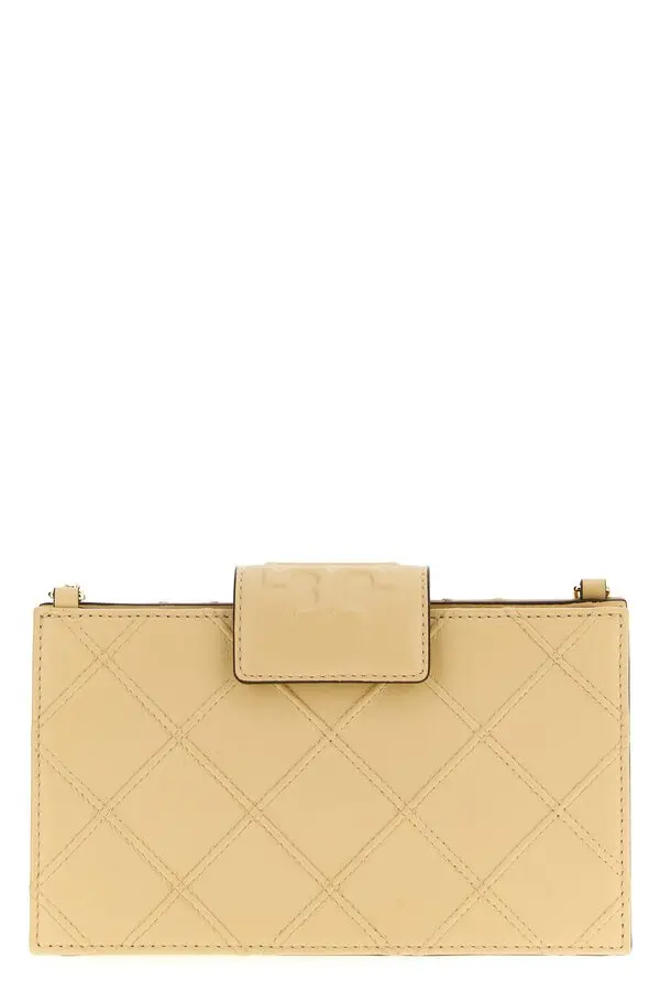 Tory Burch Fleming' Wallet - Beige