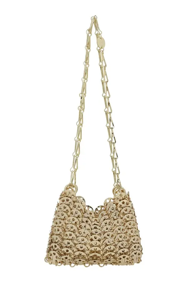 Rabanne 1969 Nano Shoulder Bag - Gold
