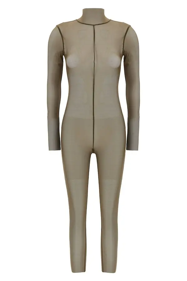 Norma Kamali Turtle Jumpsuit - Green