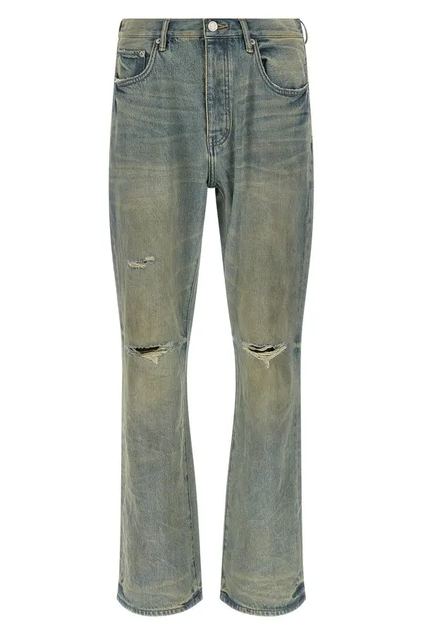 PURPLE BRAND P026 Dirty Fade Rip Boot' Jeans