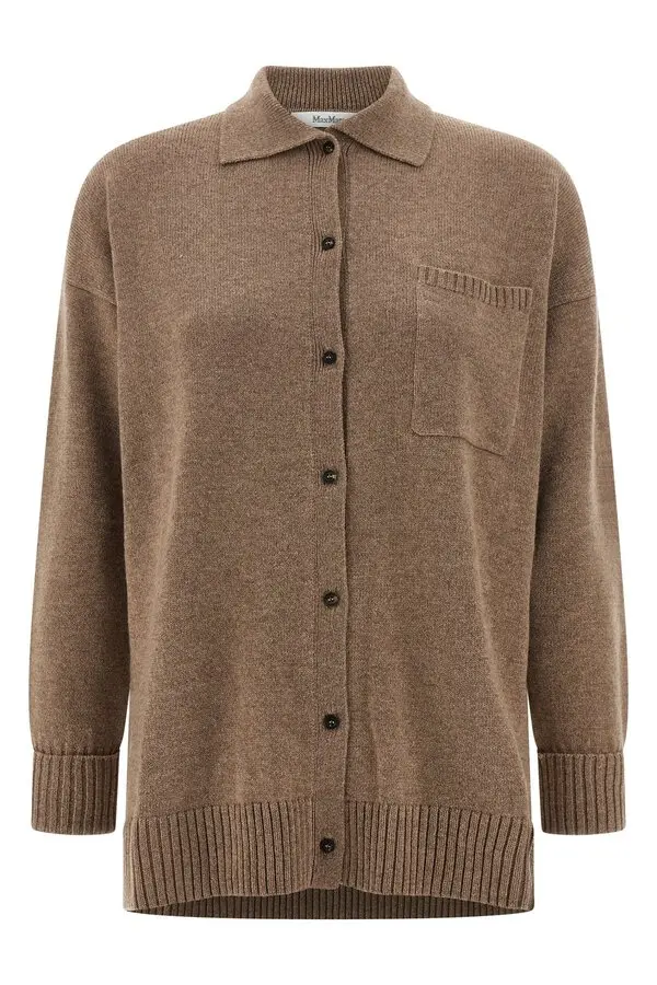 Max Mara Cashmere Bull Cardigan - Brown