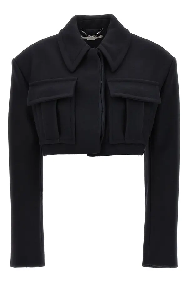Stella McCartney Balaton Bacci Cropped Wool Jacket