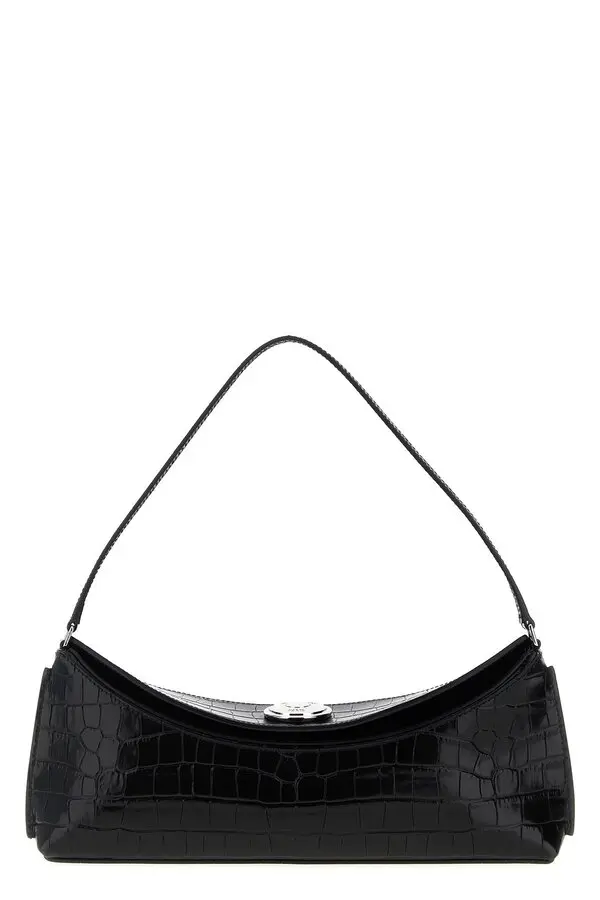 Jacquemus La Pochette Ovalo Shoulder Bag - Black