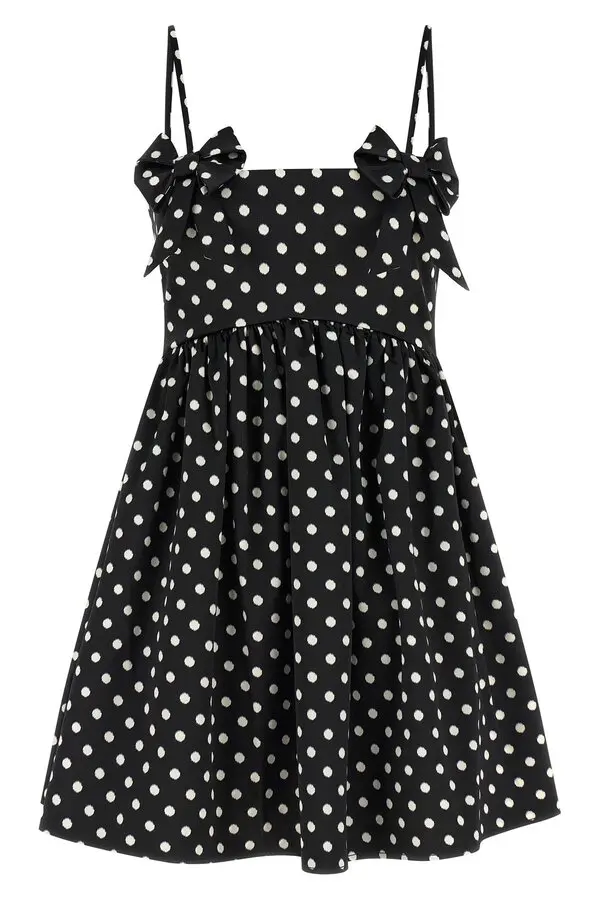 GANNI Polka Dot Mini Dress