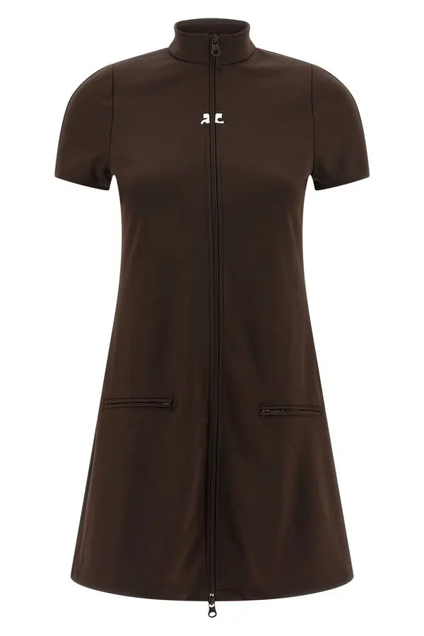 COURREGES Interlock Tracksuit Mini Dress