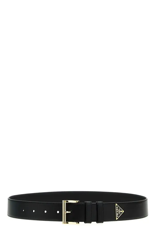 Prada City Calf Belt - Black