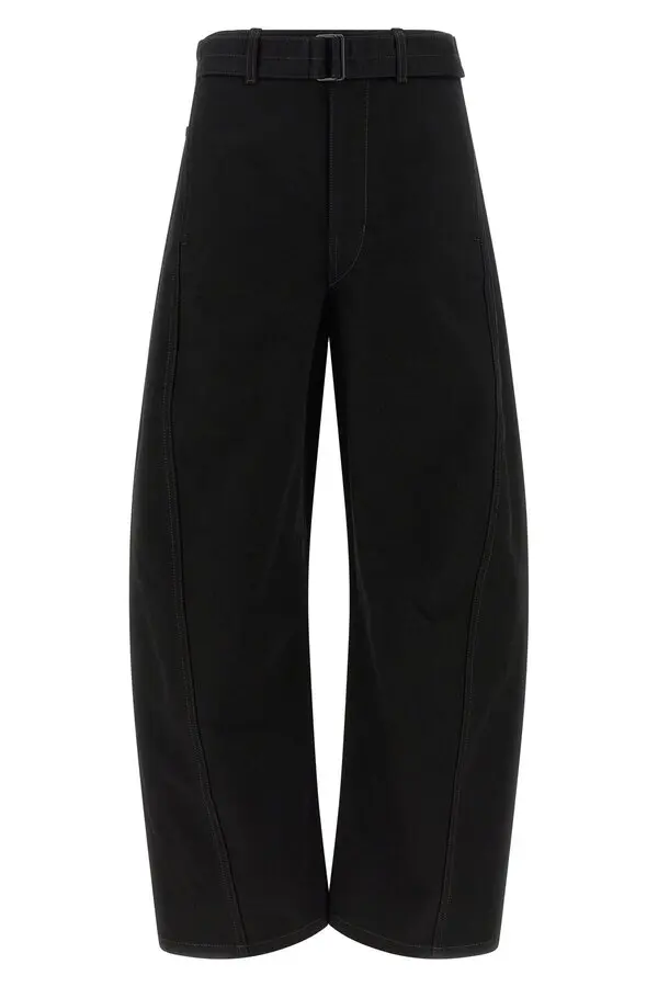 LEMAIRE Twisted Belted' Jeans - Black