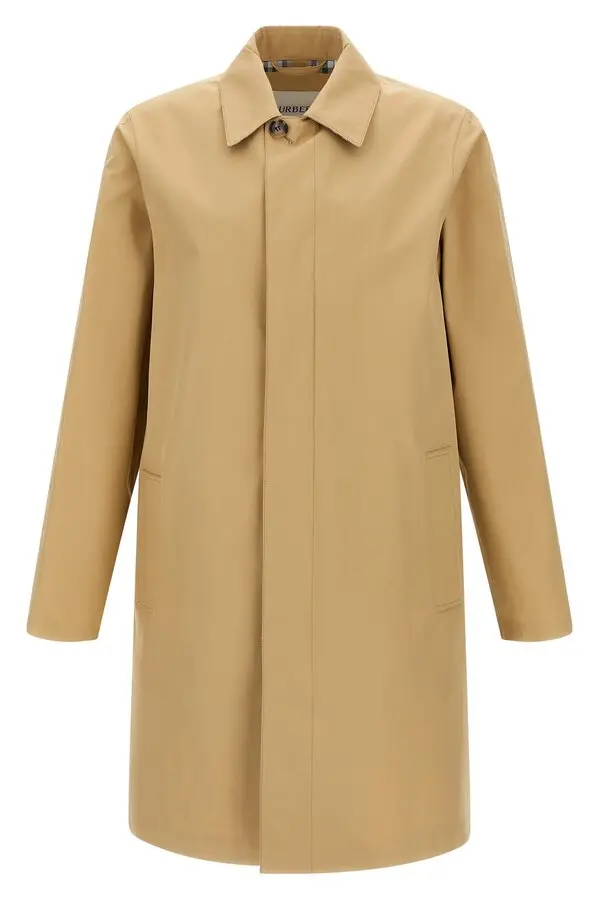 Burberry York' Car Coat - Beige