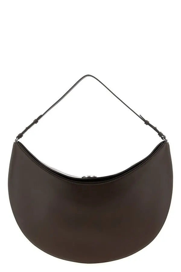 Jacquemus Le Sac Ovalo Leather Shoulder Bag