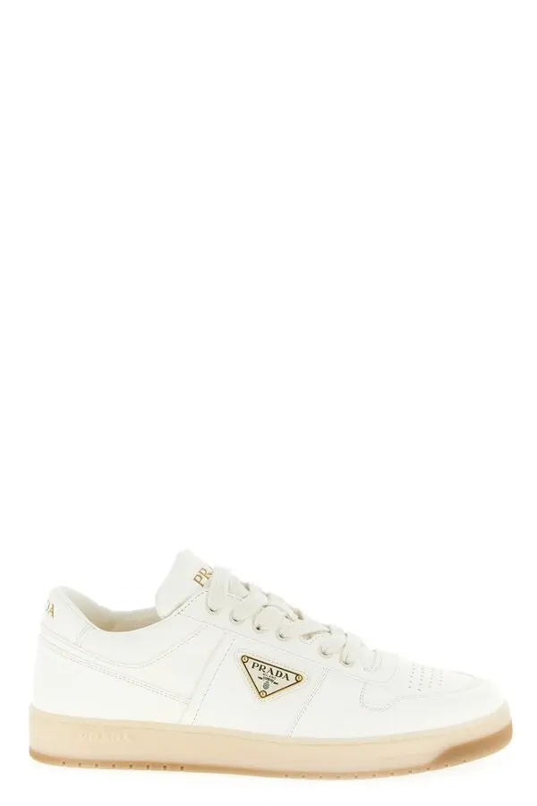 Prada Nappa Leather Sneakers - Beige