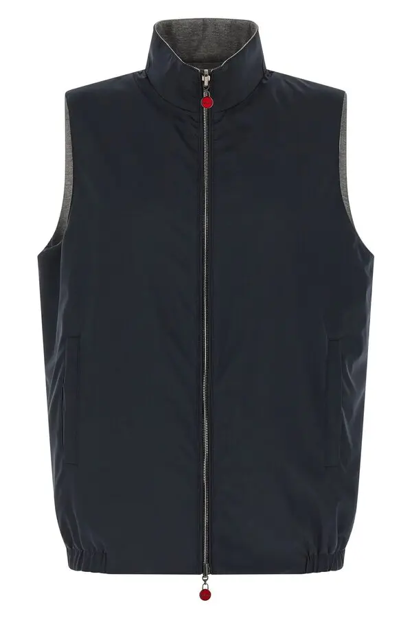 Kiton Double Face Nylon Vest