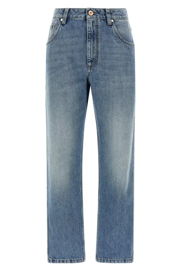 Brunello Cucinelli Straight Leg Denim Jeans