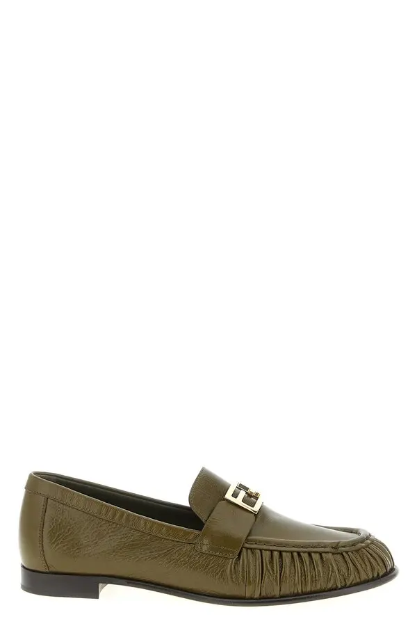 Fendi Baguette Nappa Loafers
