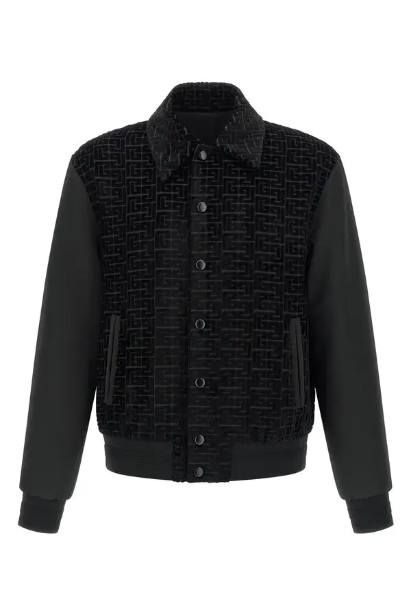 Balmain Velvet Bomber Jacket