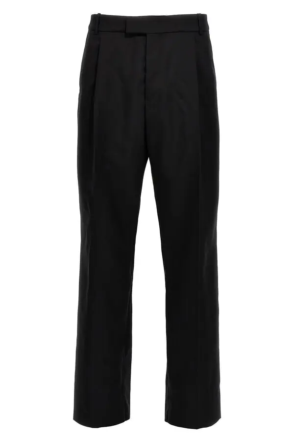 Alexander McQueen Gabardine Wool Trousers