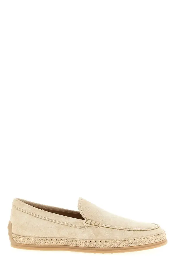 TOD'S Suede Pantofola Loafers