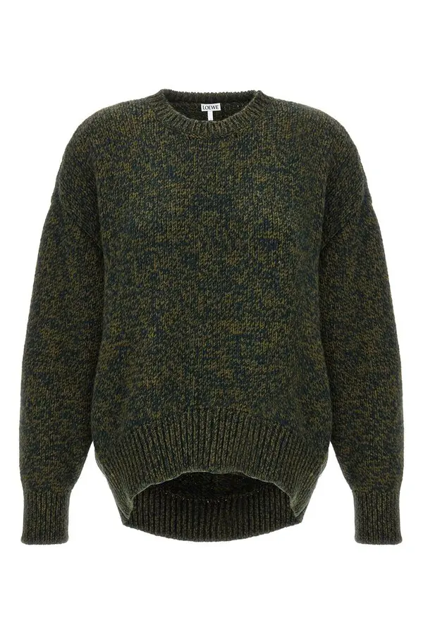 Loewe Double Neck Sweater - Green