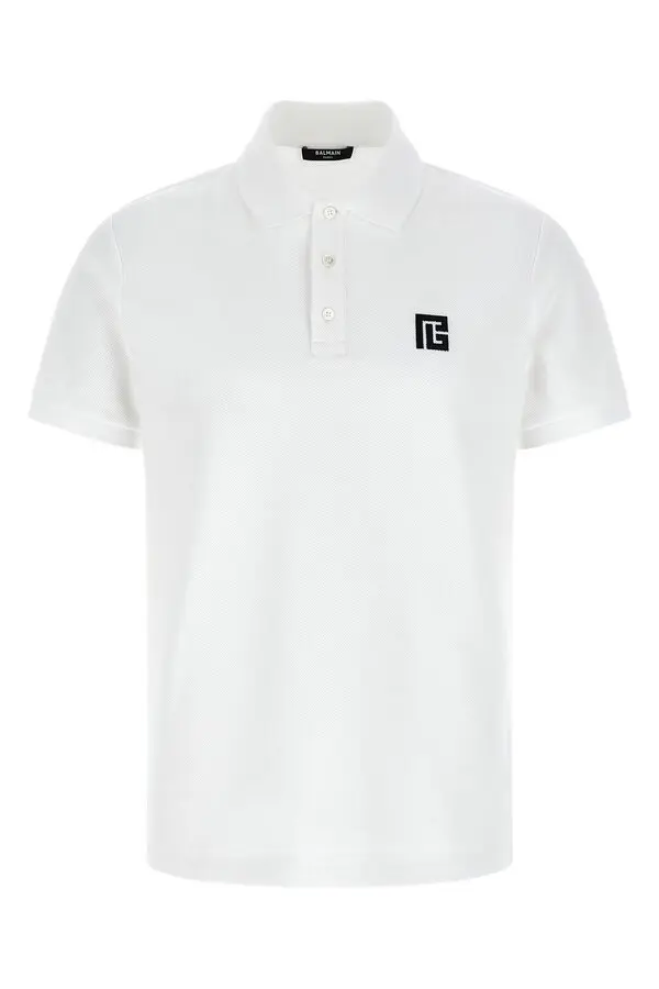 Balmain Embroidery Polo Shirt