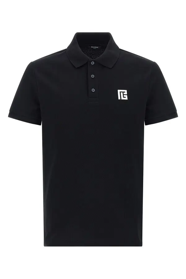 Balmain Embroidery Polo Shirt