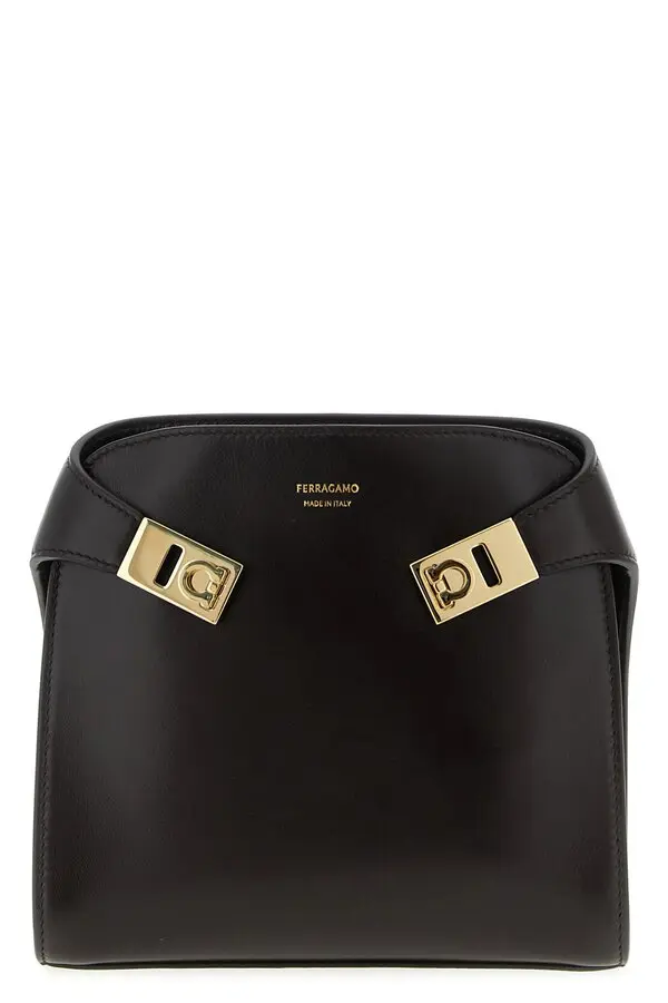 FERRAGAMO Hug Bb S' Belt Bag - Brown